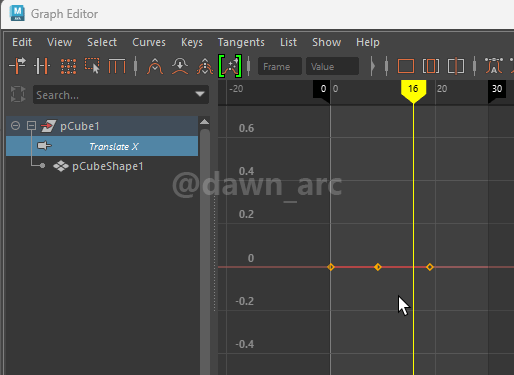 [Maya]Keyframe 01 - Graph Editor